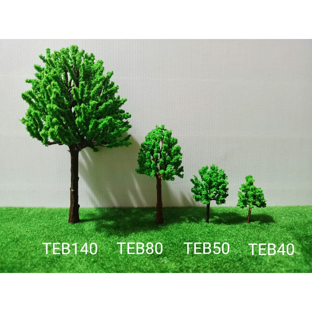 TEB Series - [ TEB 40 - 140 ] 1 pcs Miniature scale model Trees (ready ...
