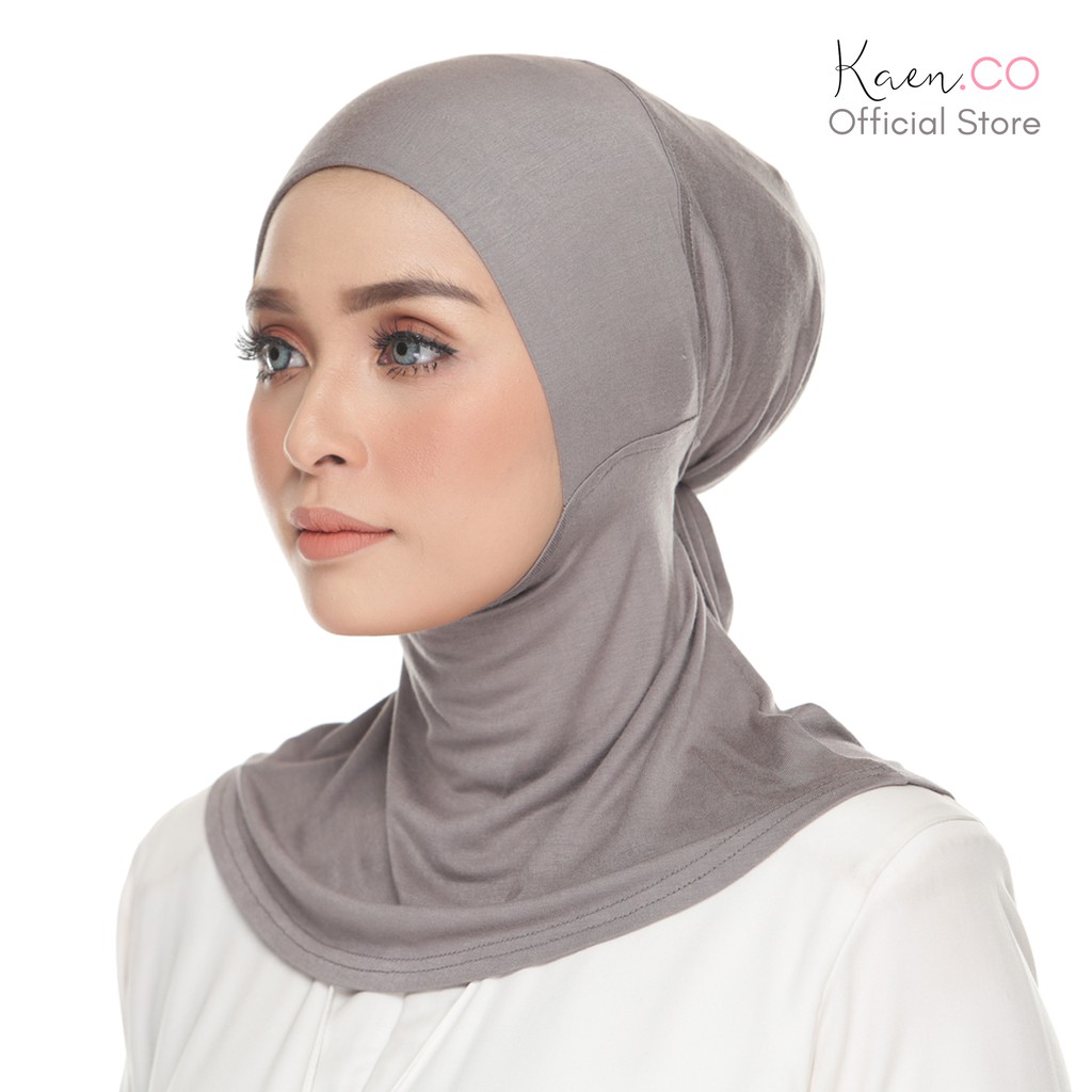 Kaen.co Awra Necktie Adjustable Inner Neck Tie Back Anak Tudung Hijab - Glamor Grey | Shopee ...