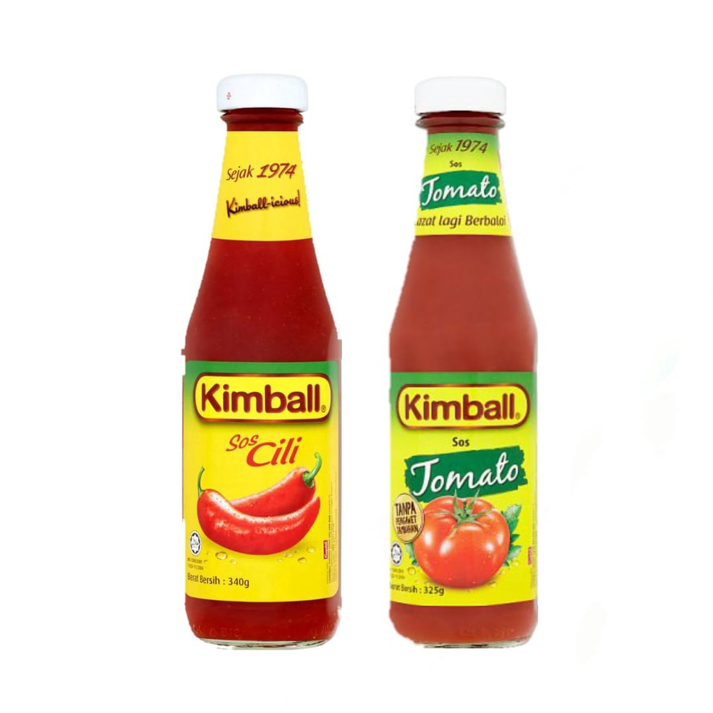 Kimball Chili Sauce 340g / Ketchup Tomato Sauce 325g / Sos Cili / Sos ...