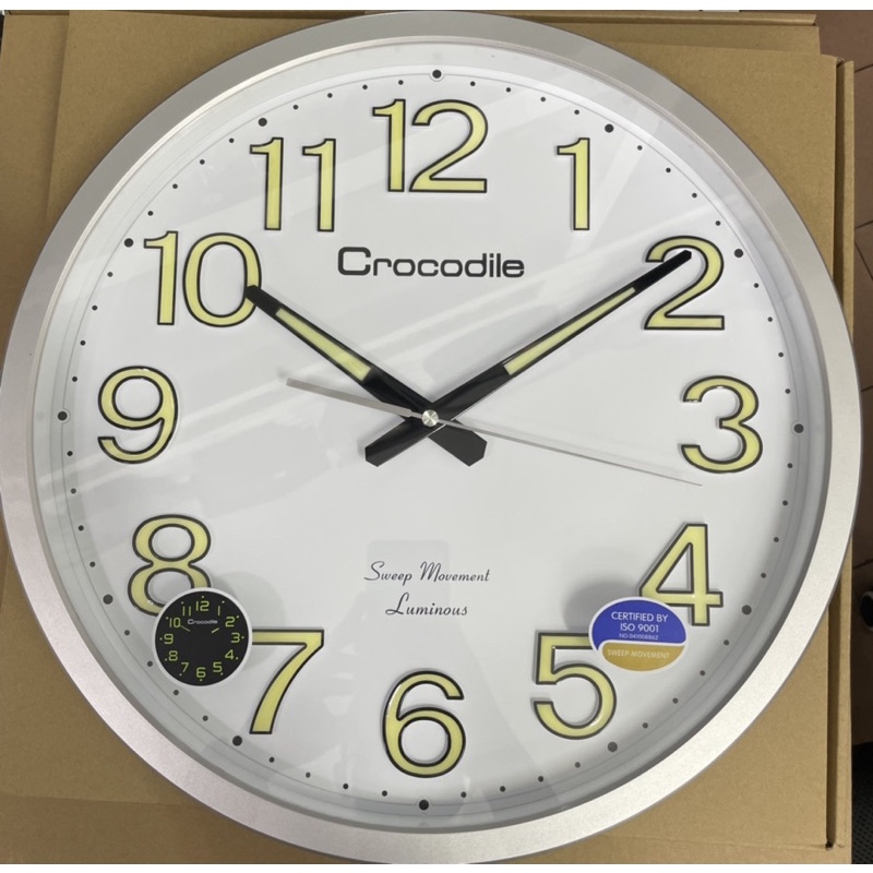100% ORIGINAL CROCODILE WALL CLOCK CWL8807 16INCH | Shopee Malaysia