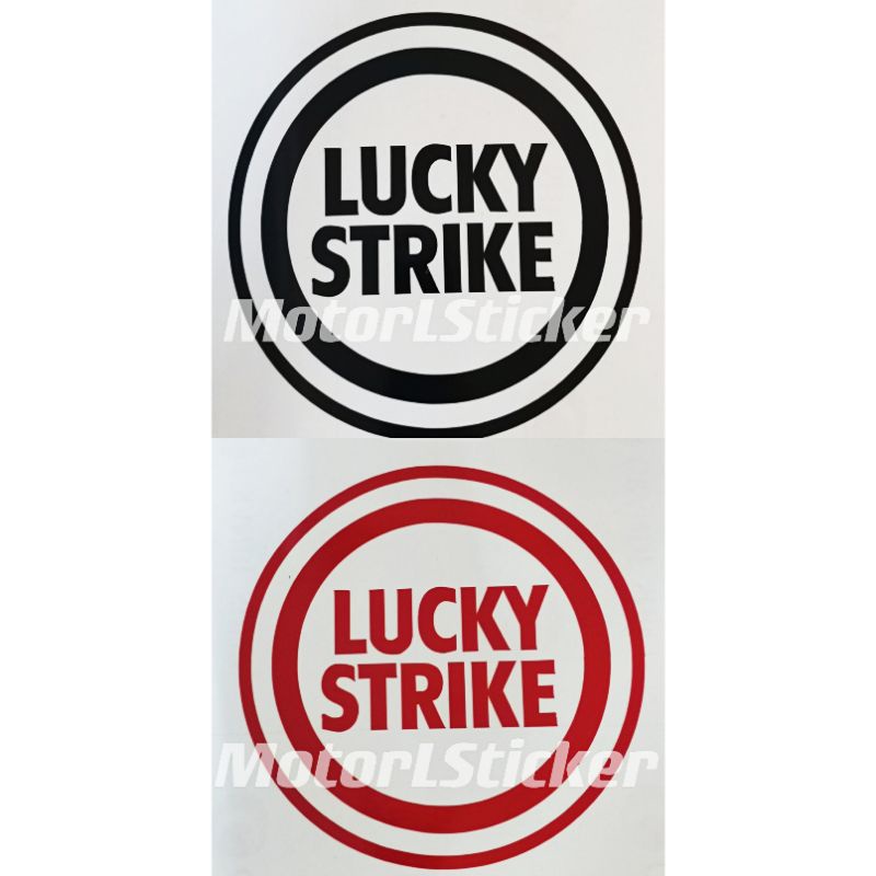 STICKER CUTTING LUCKY STRIKE | Shopee Malaysia
