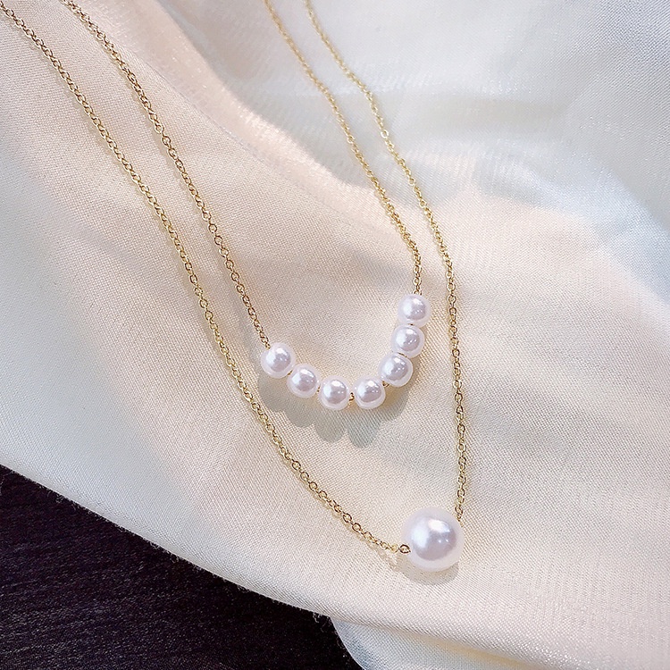 Fashion Pearl Necklace Female Niche Clavicle Chain Trendy Influencer ...