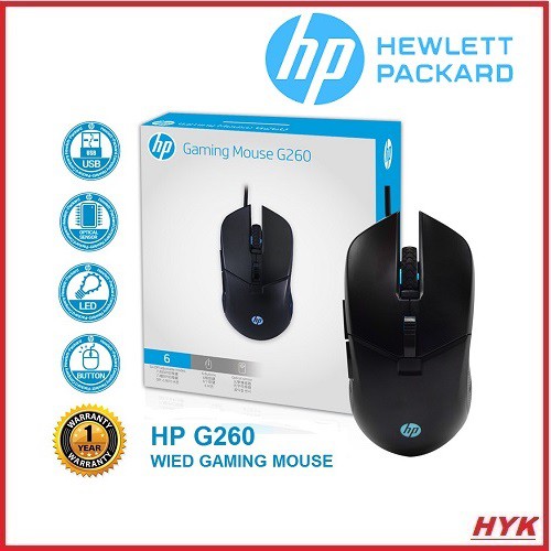 HP G260 High Performance Gaming Mouse | Shopee Malaysia