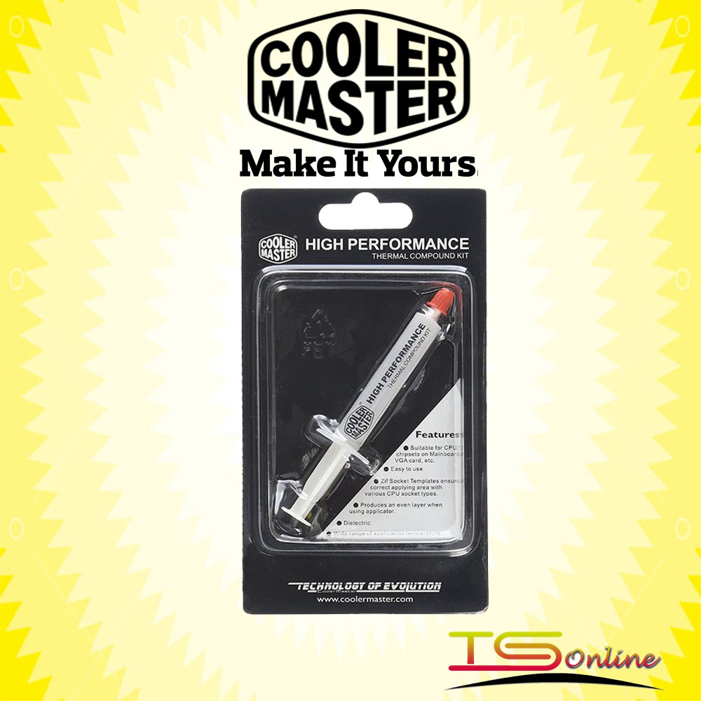 Cooler Master High Performance Thermal Compound Kit - HTK-002-U1 ...