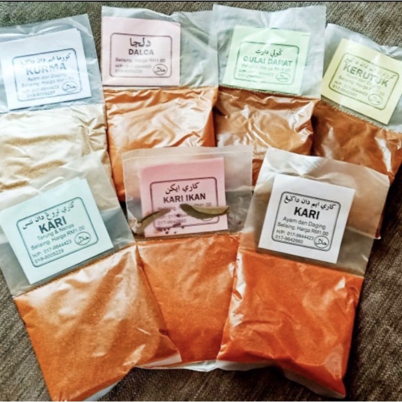 REMPAH KELANTAN CAP SELINSING (Kari) PEK BARU 30gm | Shopee Malaysia