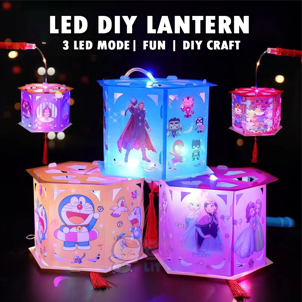 EZYLITTLES DIY LED Cartoon Lantern toys for Kid Mid-Autumn Festival ...