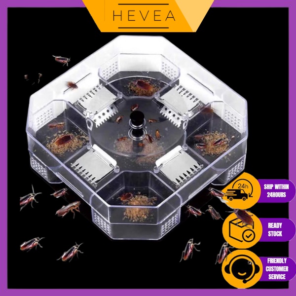 HEVEA Cockroach Trap Box Non-Toxic Insert Killer Catcher/trap lipas ...