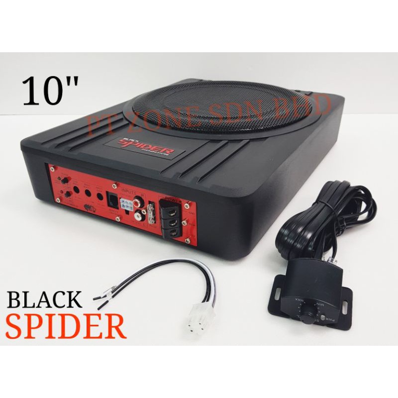 10" 600W ACTIVE SUBWOOFER BLACK SPIDER | Shopee Malaysia