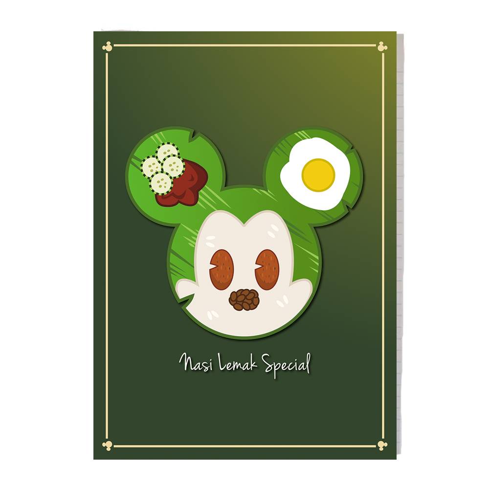 Mickey Mouse | Note Book | Mickey Mouse Go Local A4 70GSM 80'S Note ...