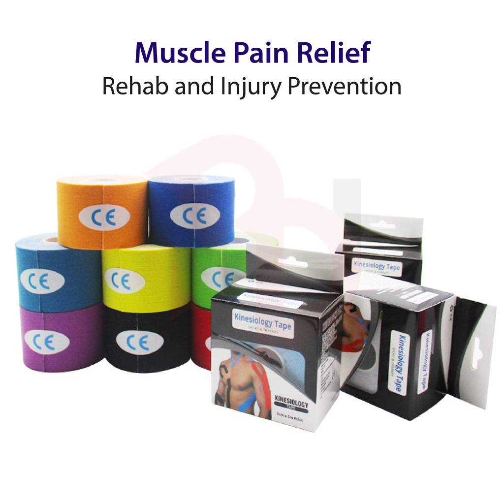 Kinesiology Sport Elastic Tape Physio Strapping Muscle Tape Pain Care ...