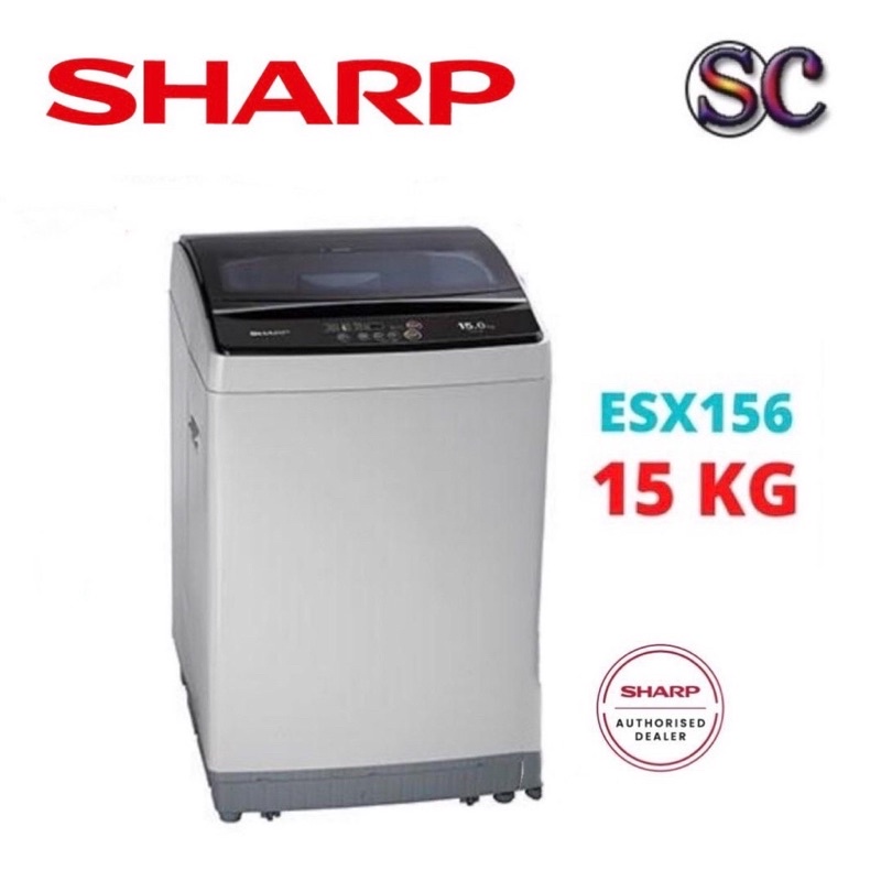 Sharp Fully Auto 15KG Washing Machine ESX156 | Shopee Malaysia