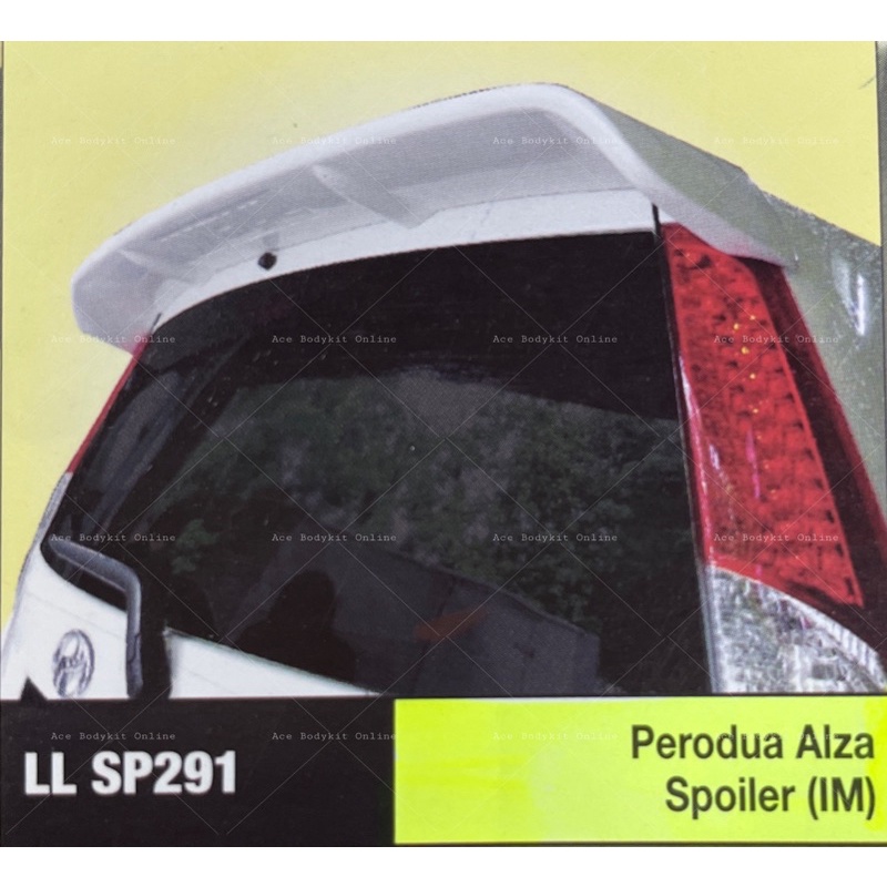 Perodua Alza Impul Spoiler Fibre No Paint | Shopee Malaysia