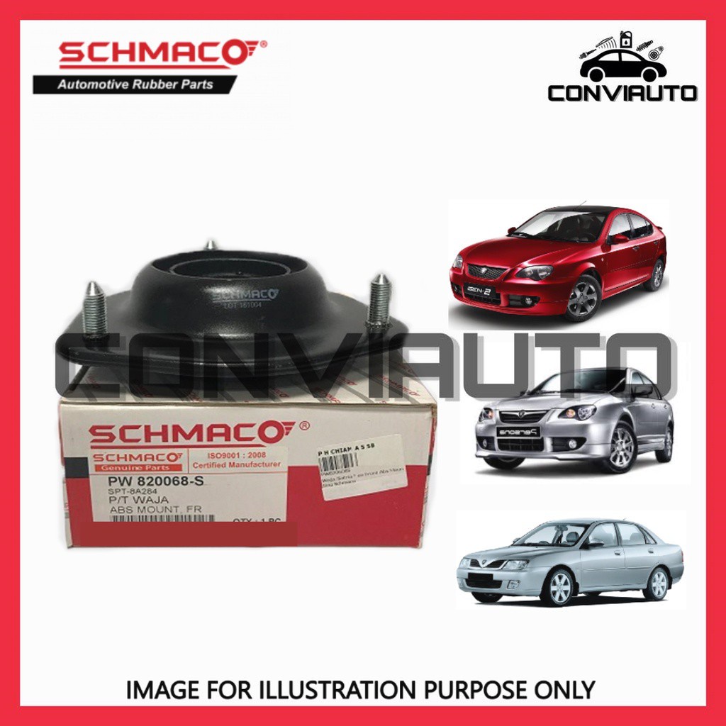 PROTON WAJA GEN2 PERSONA SATRIA NEO SCHMACO ABSORBER MOUNTING FRONT (2PCS in 1 SET) - 3 MONTHS ...