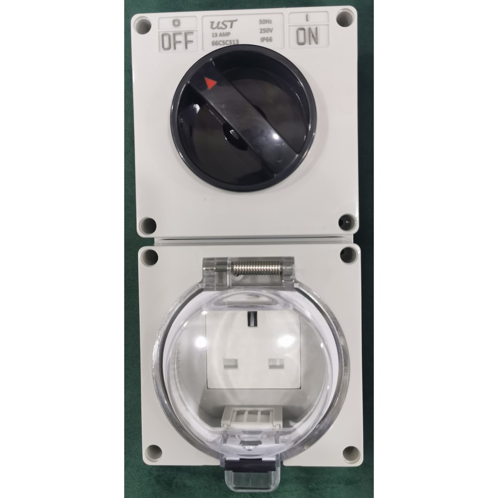 🔥CLEARANCE🔥 UST WEATHERPROOF SWITCH SOCKET 250V 13A IP66 | Shopee Malaysia