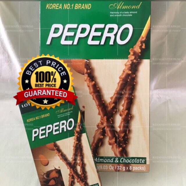 Pepero chocolate almond 256gram | Shopee Malaysia