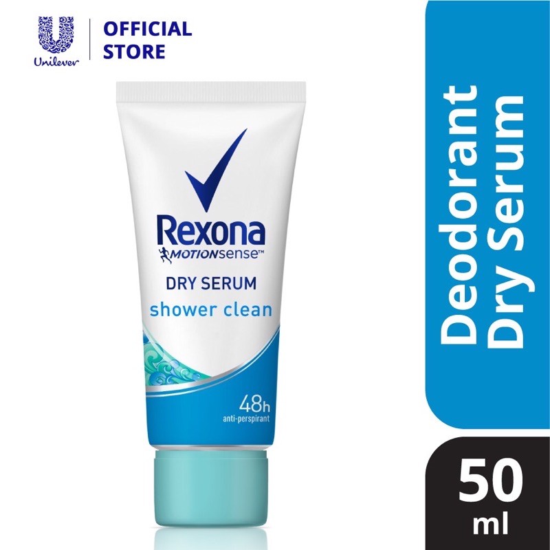 Rexona Women Shower Clean Dry Serum Deodorant (50ml) | Shopee Malaysia