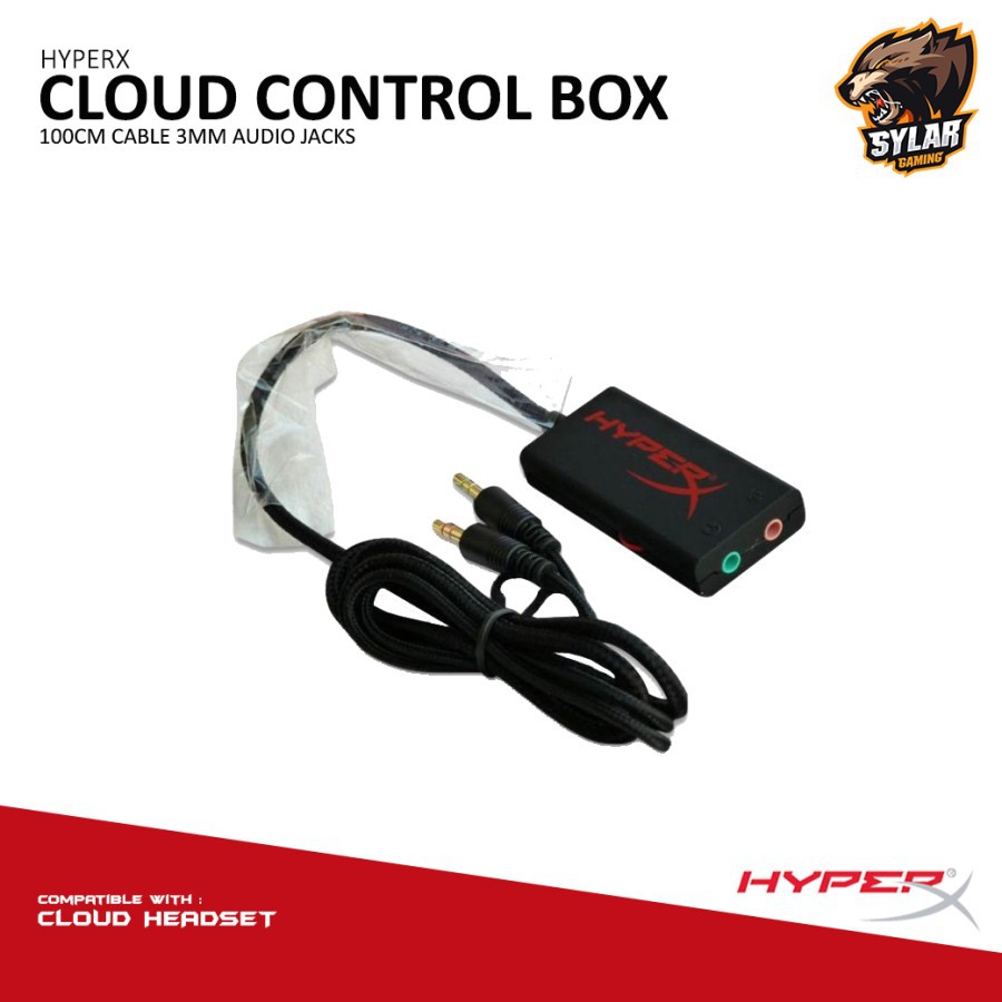 Hyperx Cloud Control Box with 100cm Cable (3mm audio jacks) | Shopee ...