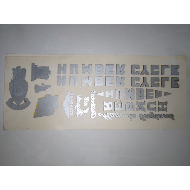 Sticker Minyak Basikal Klasik Basikal Tua HUMBER / HUMBER Classic ...