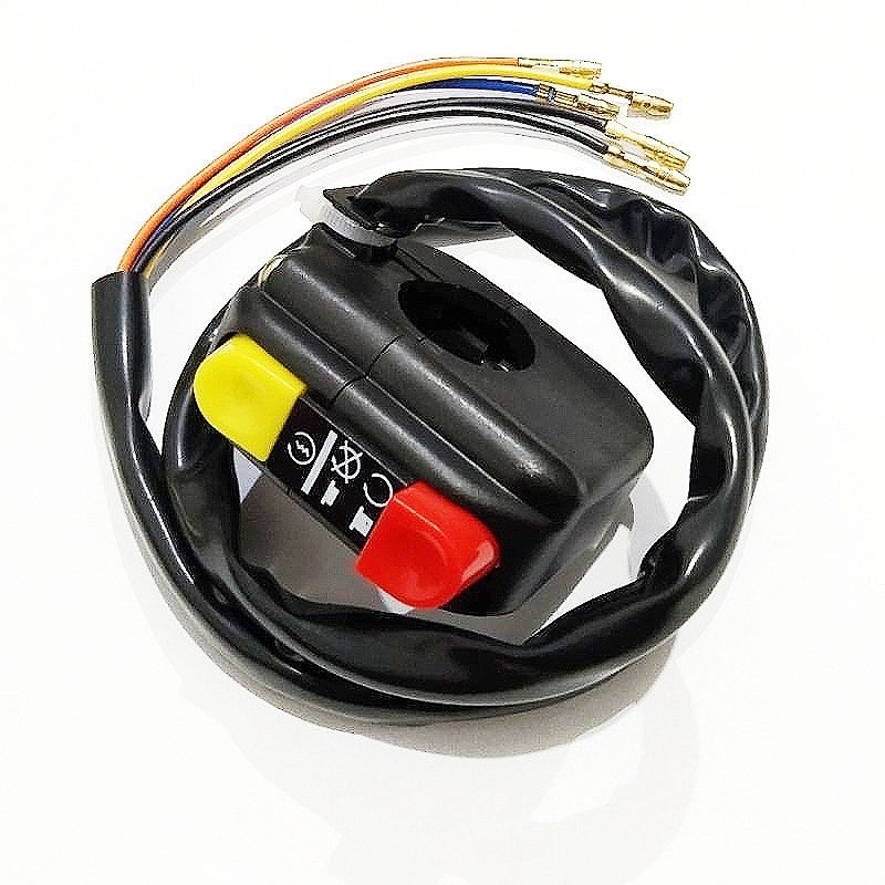 TOMBOL MERAH Right starter switch plus on off universal RED YELLOW ...