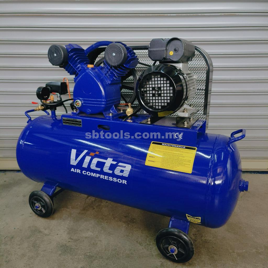 VICTA V-2100 2HP Air Compressor | Single Phase | 100L | 2850Rpm | 8Bar ...