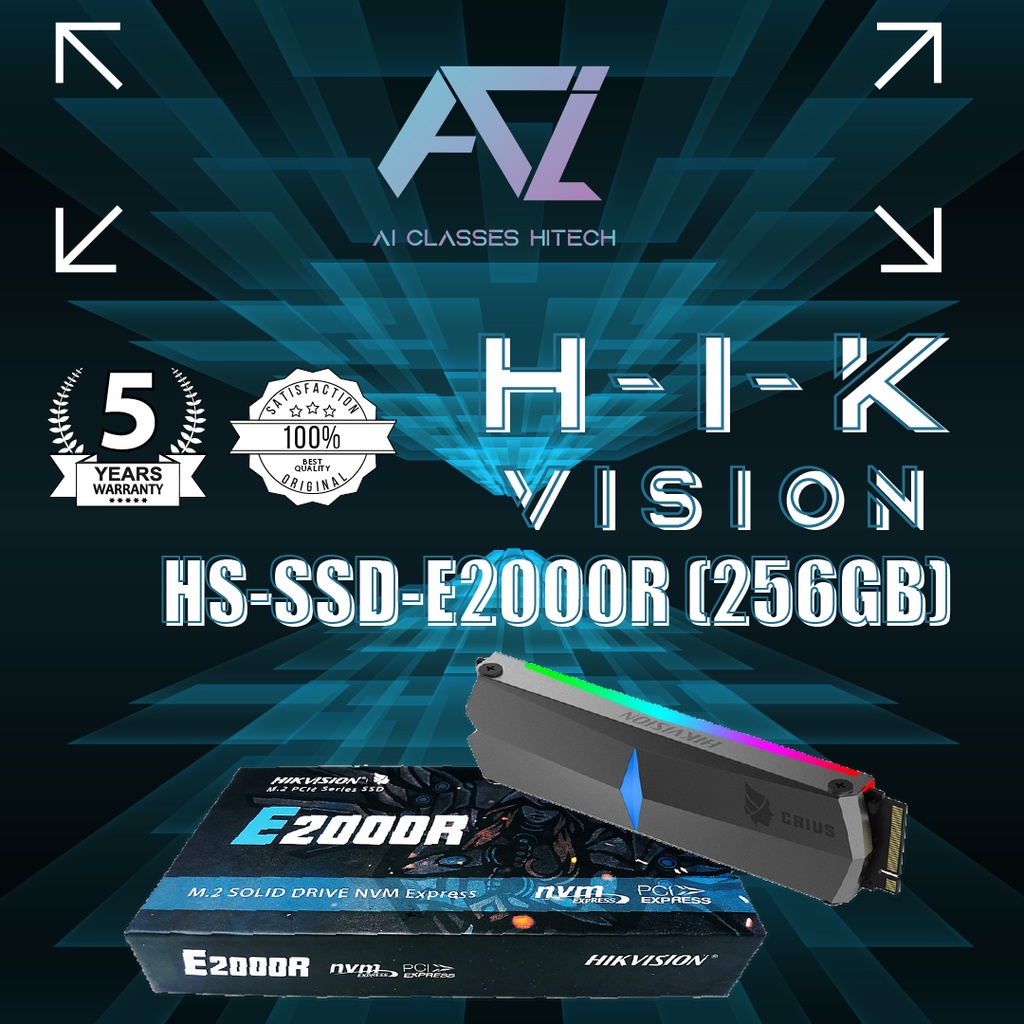 Hikvision HS-SSD-E2000R 256GB/ 512GB/ 1024GB RGB High-End Gaming Class ...