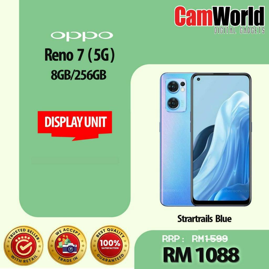 Oppo Reno 7 ( 5G ) ( 8GB RAM + 256GB ROM ) DISPLAY UNIT | Shopee Malaysia