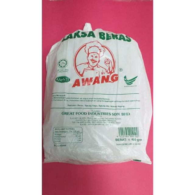 Laksa Beras Awang 450g | Shopee Malaysia