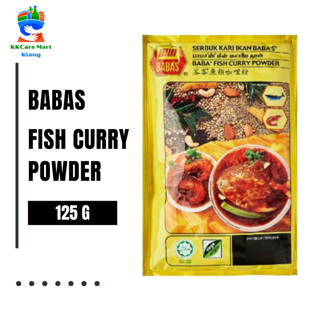 BABAS - BABA Fish Curry Pwder 125g | Shopee Malaysia