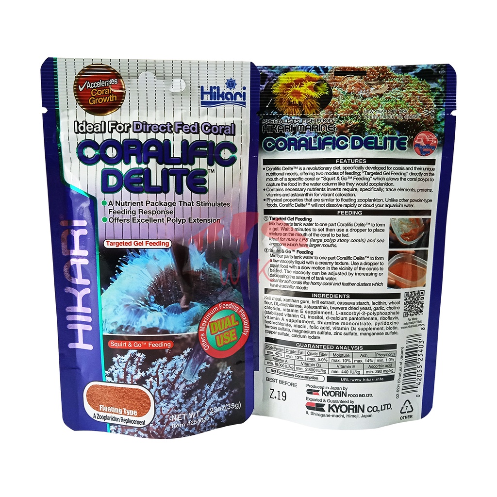 Hikari Coralific Delite Coral Food / Coral Food 35GR | Shopee Malaysia