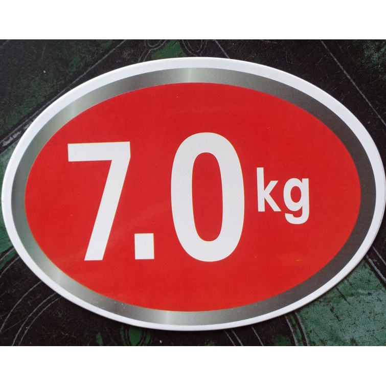 Kg Sticker for Washing Machine 7kg | Shopee Malaysia