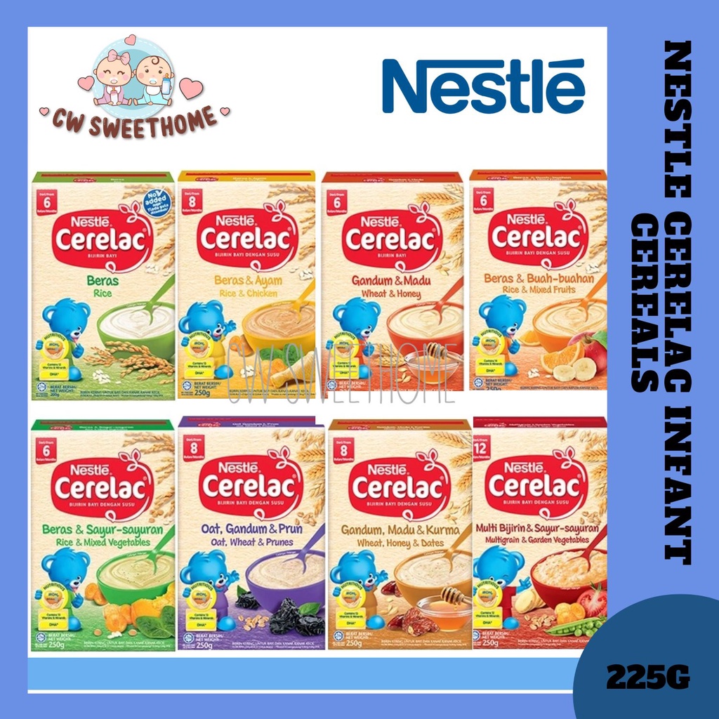 NESTLE CERELAC INFANT CEREALS 225G | Shopee Malaysia