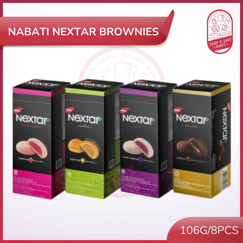 Nabati Nextar Brownies 8pcs x 14g (112g) (Flavor: Chocolate ...