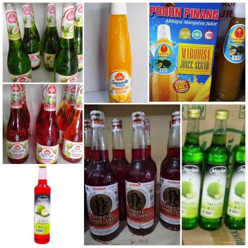 syrup ABC / Syrup ABC Coco Pandan / Syrup marjan Melon / Syrup Marjan ...
