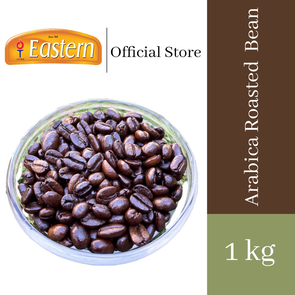 Eastern 东方 Arabica Dark Roast Coffee Bean (Brazil) 1Kg Dark Roasted ...
