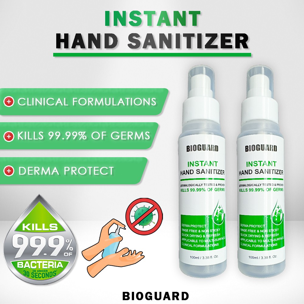 BIOGUARD Instant Hand Sanitiser (100ml) | Shopee Malaysia