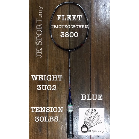 FLEET TRIOTEC WOVEN 3800 BADMINTON RACKET FELET | Shopee Malaysia