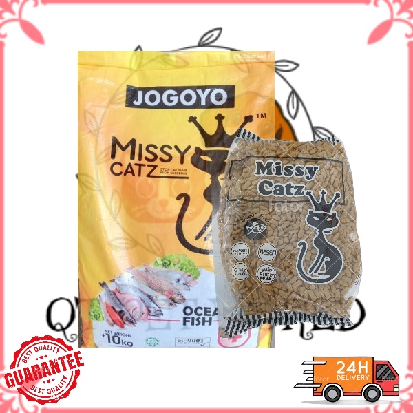 REPACK Jogoyo Missy Catz Ocean Fish Flavour (Adult Cat) 1KG | Shopee ...