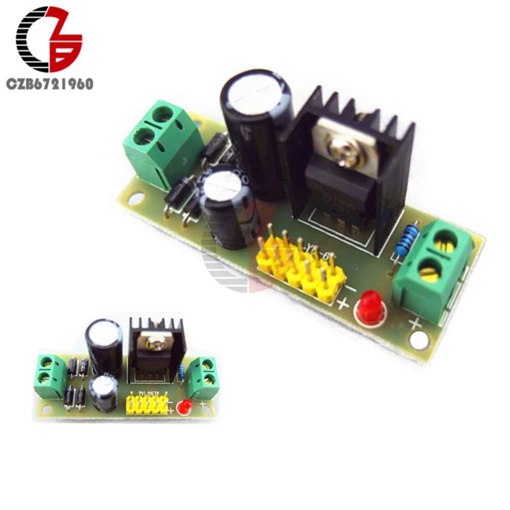 Preorder L7805 LM7805 Step Down Converter 7.5V-20V to 5V Regulator ...