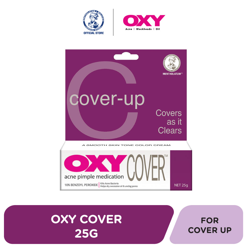 Oxy Cover Acne Treatment Lotion Benzoyl Peroxide 10% (25g) | Shopee Malaysia