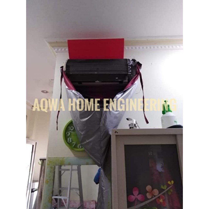 ( READY STOCK) aircond canvas / kanvas cuci aircond 1-1.5hp | Shopee ...