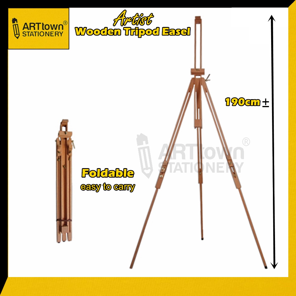 Artist Tripod Wooden Easel Stand | Shopee Malaysia