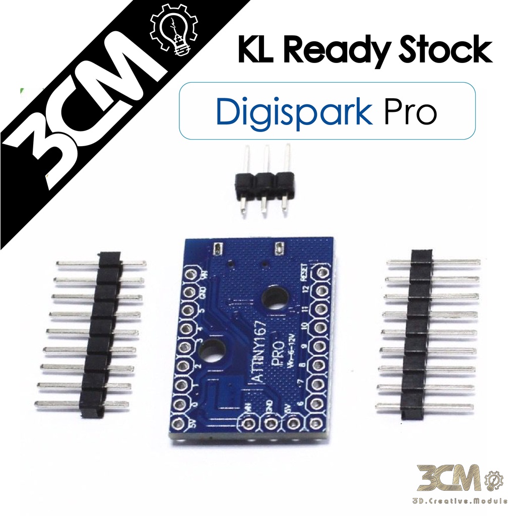 🔥[READY STOCK] Digispark Pro kickstarter development board use Micro ATTINY167 module for ...