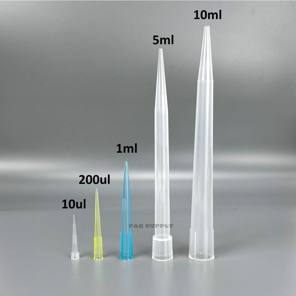 Pipette tips disposable sterile non sterile 10ul 200ul 1ml 5ml 10ml plastic | Shopee Malaysia