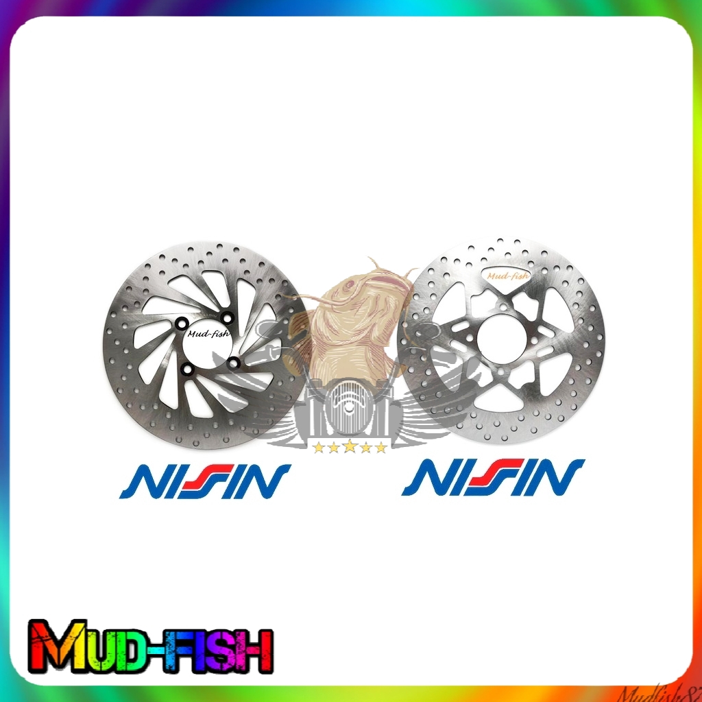 NISSIN Y15ZR Front BRAKE DISC ROTOR, 245MM BINTANG & BUNGA | Shopee ...