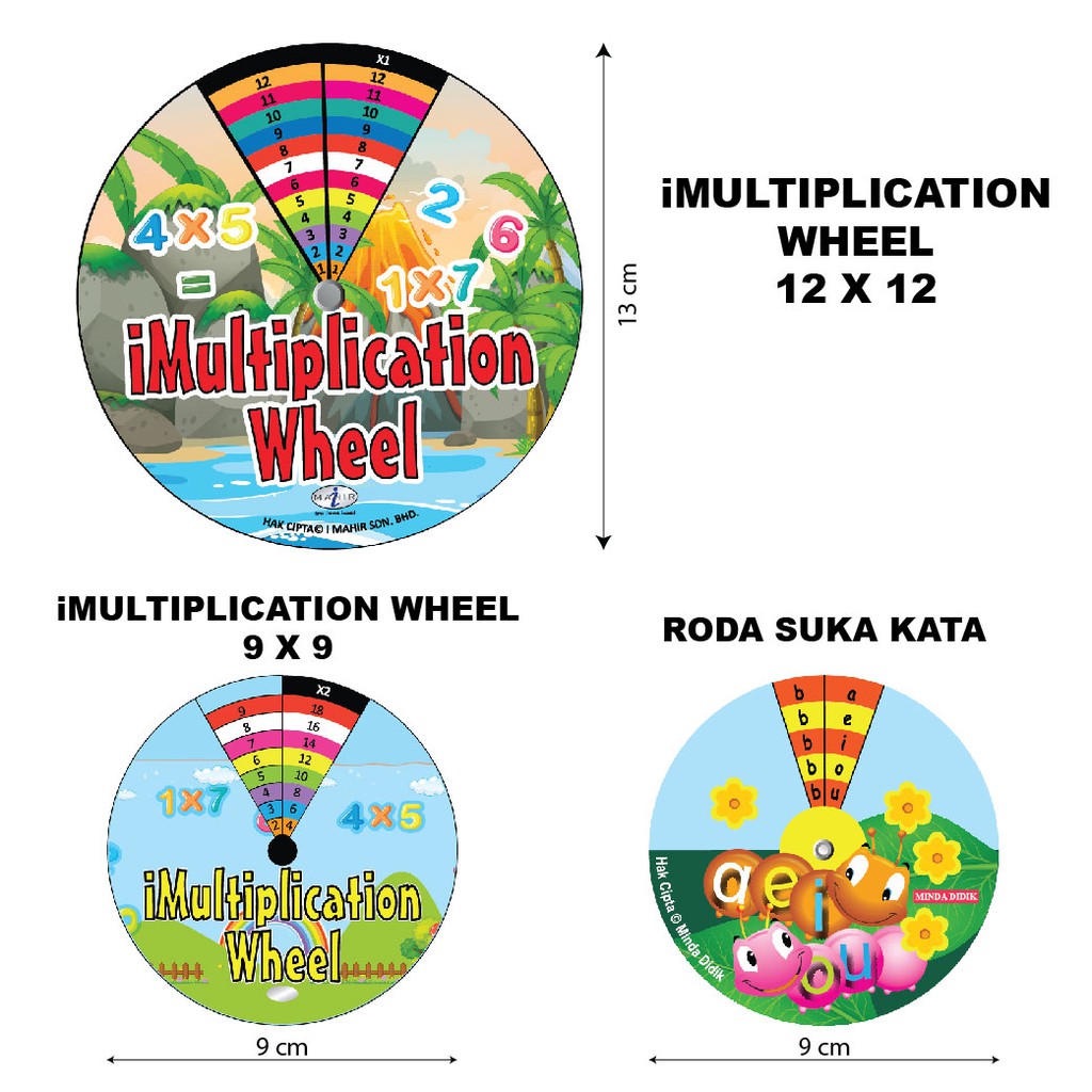 [ST] RODA SUKU KATA + iMULTIPLICATION WHEEL (FUN LEARNING DIDIK HIBUR ...