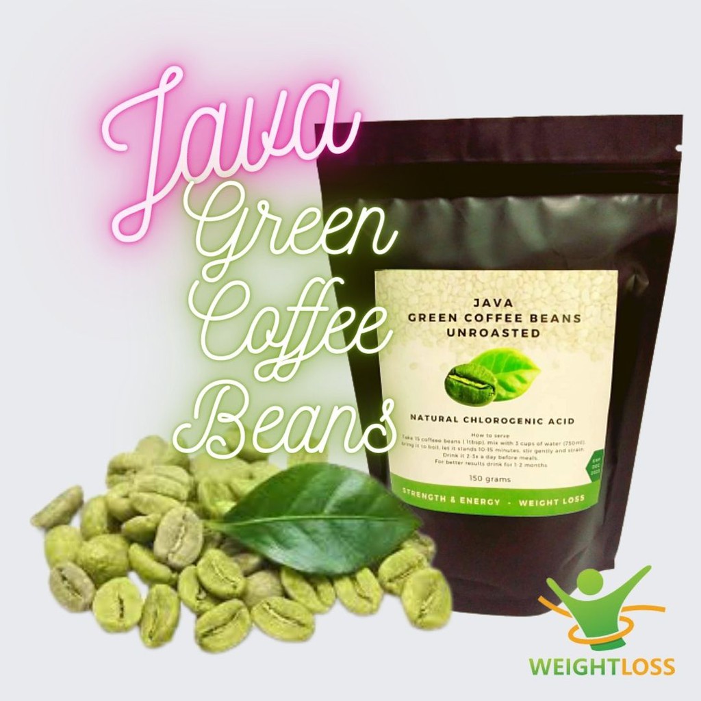 Ready Stok Kopi Hijau Kopi Sliming Java Green Coffee Beans 150grm ...