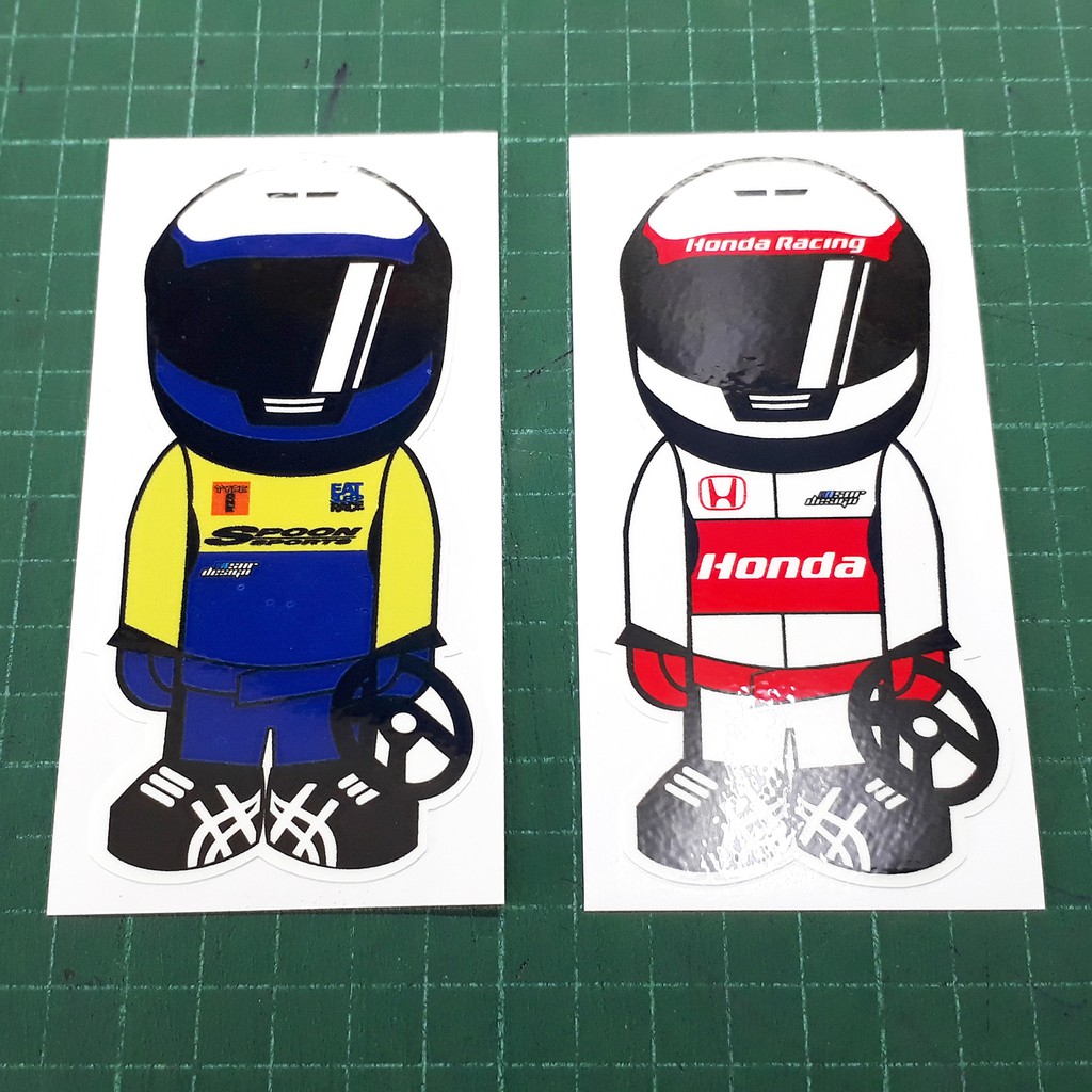 Spoon Sports & Honda cartoon mascot - sticker | Shopee Malaysia