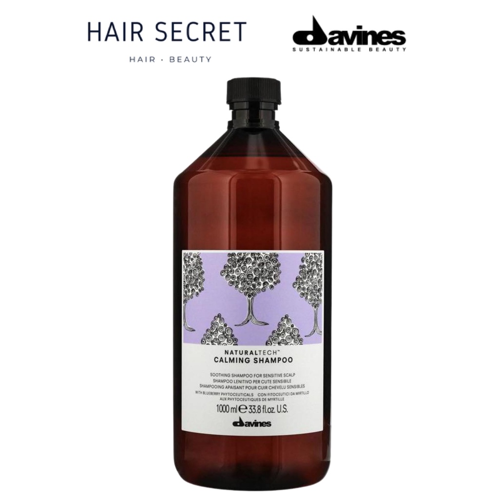 Davines Naturaltech Calming Shampoo (For Sensitive Scalp) 1000ml | Shopee Malaysia