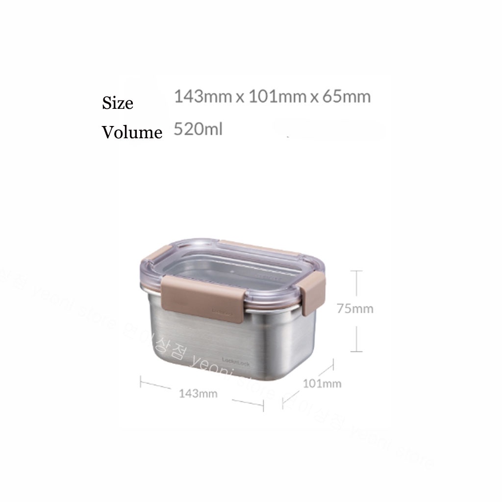 Lock n Lock Lock&Lock stainless steel modular container BPA FREE ...