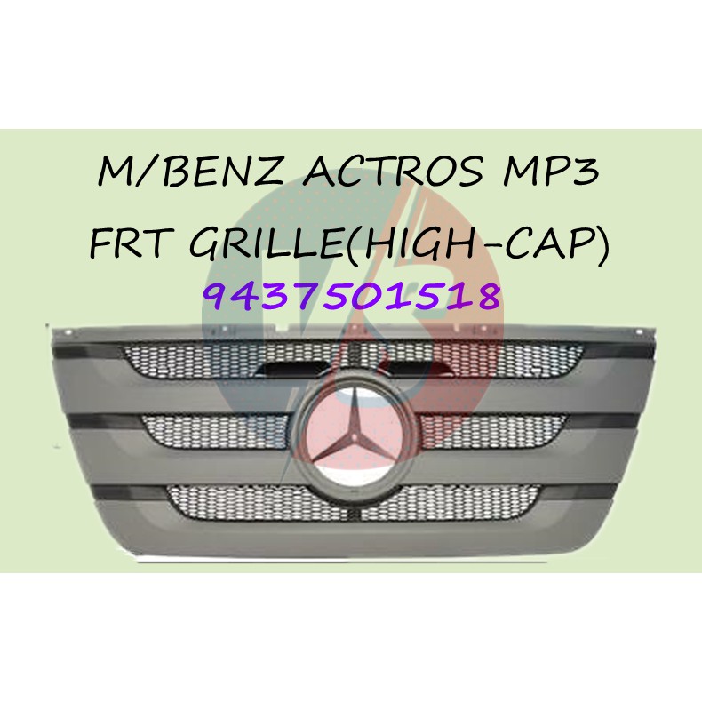 M/BENZ ACTROS MP3 FRT GRILLE(HIGH-CAP) | Shopee Malaysia